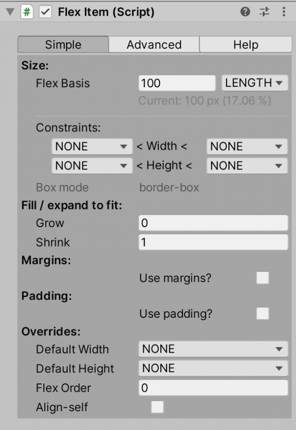 Guide Building A Ui With Css Flexbox And Unity3dunityui Flexbox 4 Unity 0793